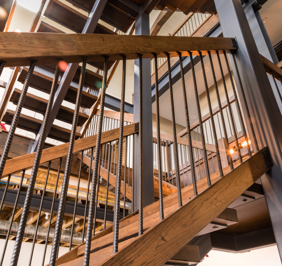 Hickory Stairs – Campbells Customs